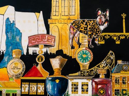 Veiling van Groningse kunst (geïnspireerd op Versace) voor het Beatrix ...