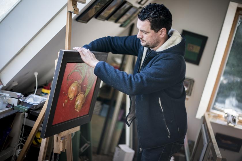 Van stillevens tot landschappen: kunstenaar Rutger Hiemstra schildert de mooie dingen in het ...